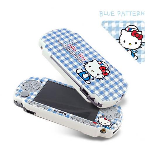 ขาย HELLO KITTY CASE PSP 2000 3000 SLIM SYSTEM ลาย Blue Pattern - jozzshop