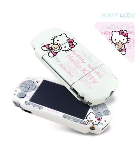 ขาย HELLO KITTY CASE PSP 2000 3000 SLIM SYSTEM ลาย Kitty Logo - jozzshop