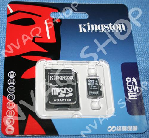 ขาย Kingston Micro SDHC + Adapter 8G - NVAQ Shop