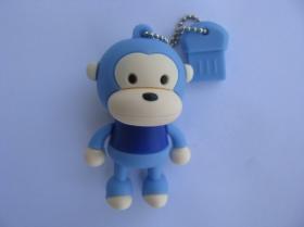 Blue Julius Monkey Flash Drive 4 GB - Datum Flashdrive
