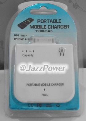 ขาย Portable Mobile charger iPhone iPod series 1900mAh white ...