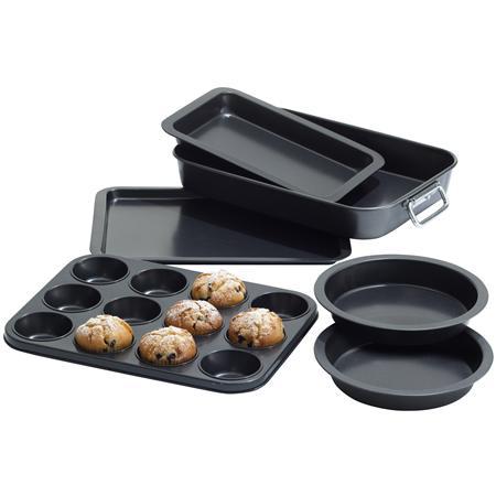 6 Piece Non Stick Bakeware Starter Set Homemaker - Bake Mania