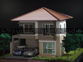 model detached house โมเดล บ้านเดี่ยว - 49supermodelstudio