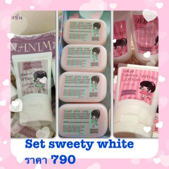Set sweety white ราคา 790 - hiZo Shop